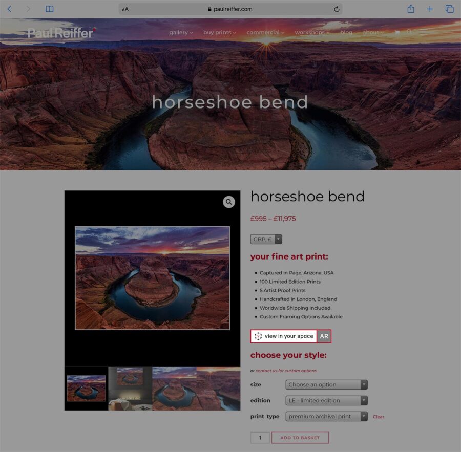 AR - See Your New Print in Your Own Space, with Augmented Reality ...
