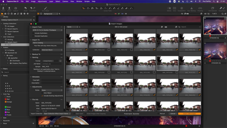 Capture One 21 Released - A Guide to the New Features | Paul Reiffer ...