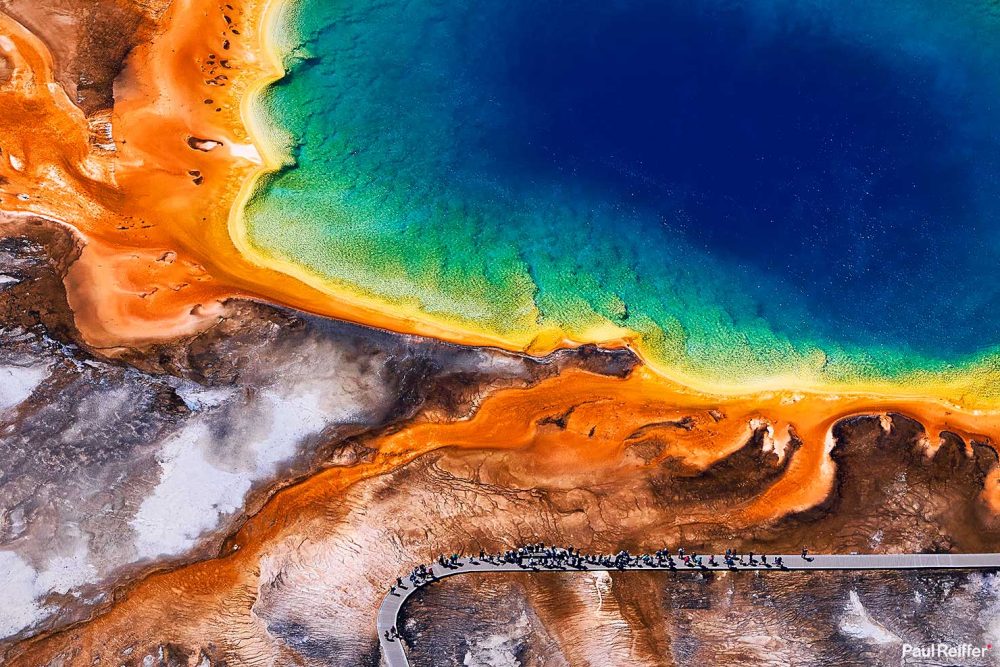 Grand Prismatic Spring - A Kaleidoscope of Yellowstone Colours From ...