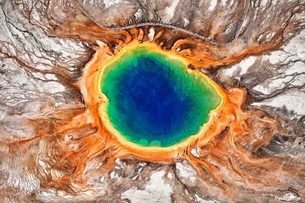 Grand Prismatic Spring - A Kaleidoscope of Yellowstone Colours From ...